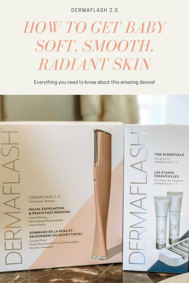 Dermaflash 2.0 Facial Exfoliation & Peach Fuzz Removal Device ...