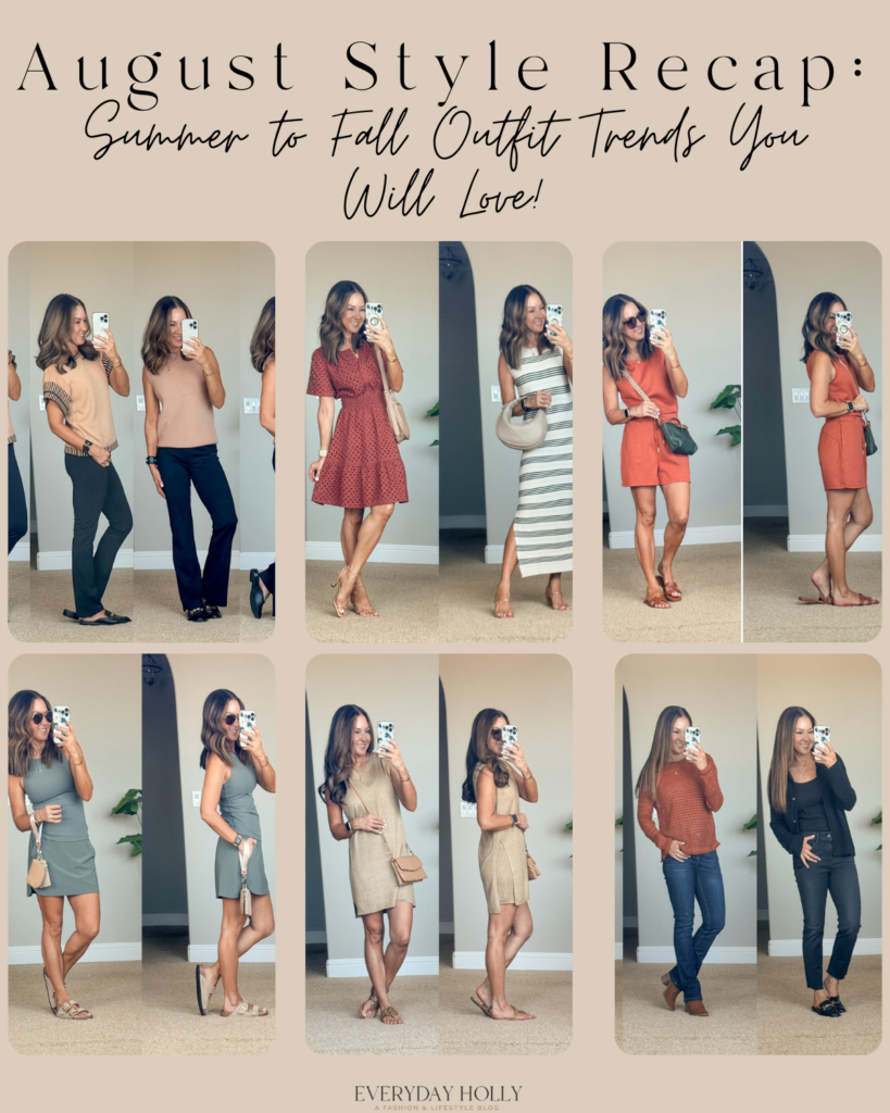 August Style Recap: Summer to Fall Outfit Trends You'll Love