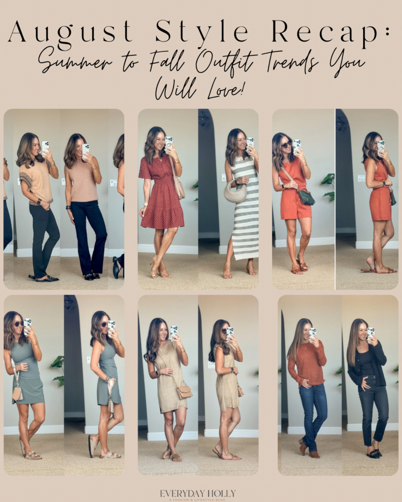 August Style Recap: Summer to Fall Outfit Trends You'll Love