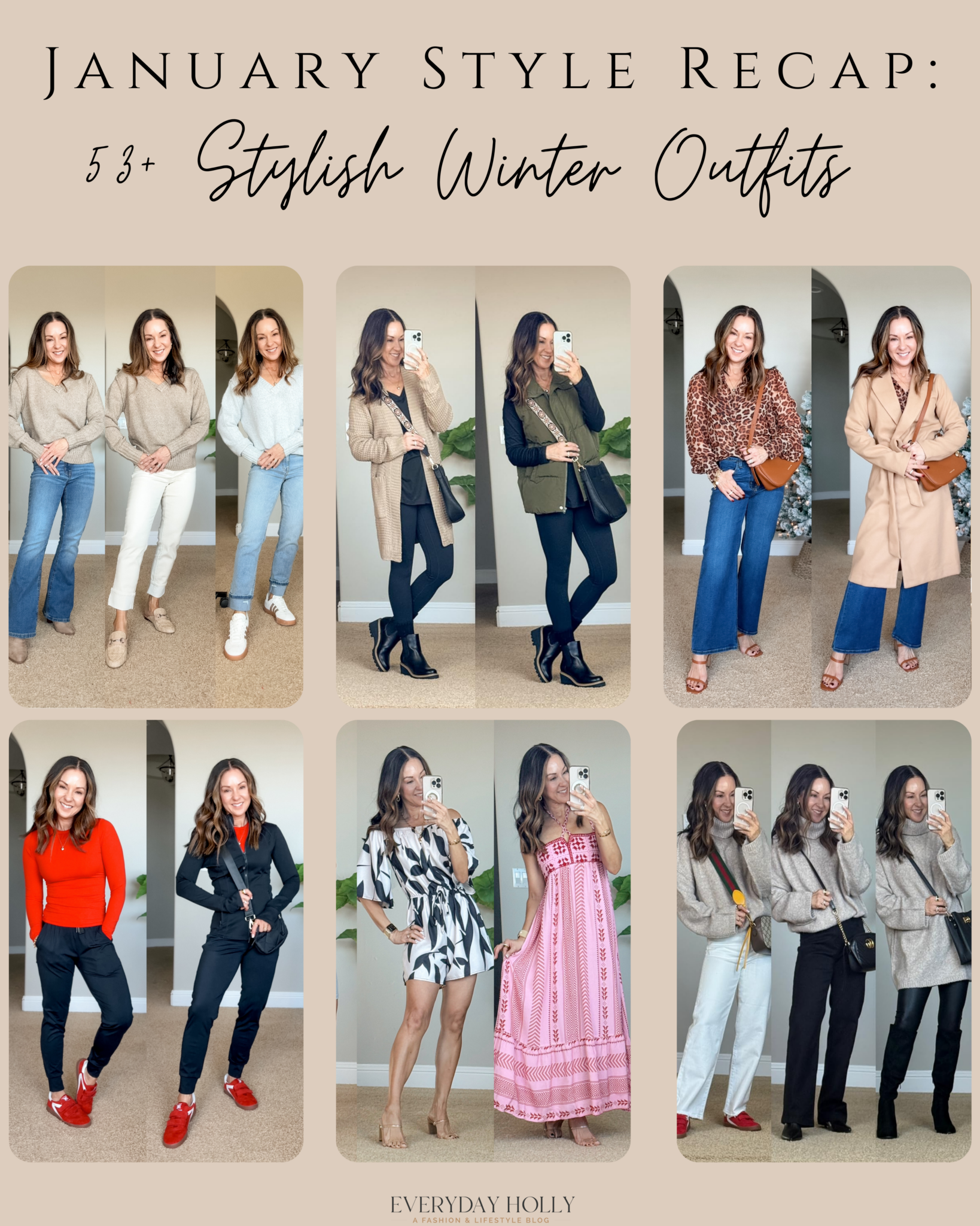 January Style Recap: 53+ Stylish Winter Outfits You'll Love